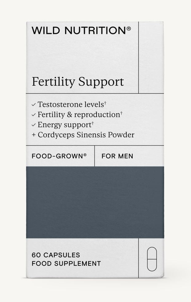 Fertility Support FOR MEN hedelmöitys 60 kaps, Wild Nutrition – Vitaravinne